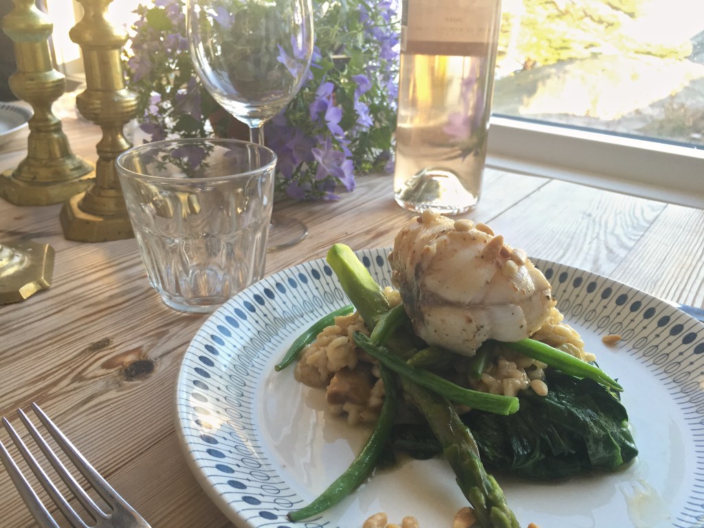 Breiflabb med sopprisotto – Mai Eckhoff Morseth